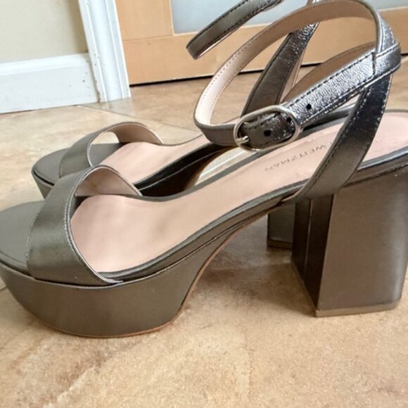 Stuart Weitzman | Shoes | Stuart Weitzman Gala Mid Platform Sandal Sz ...
